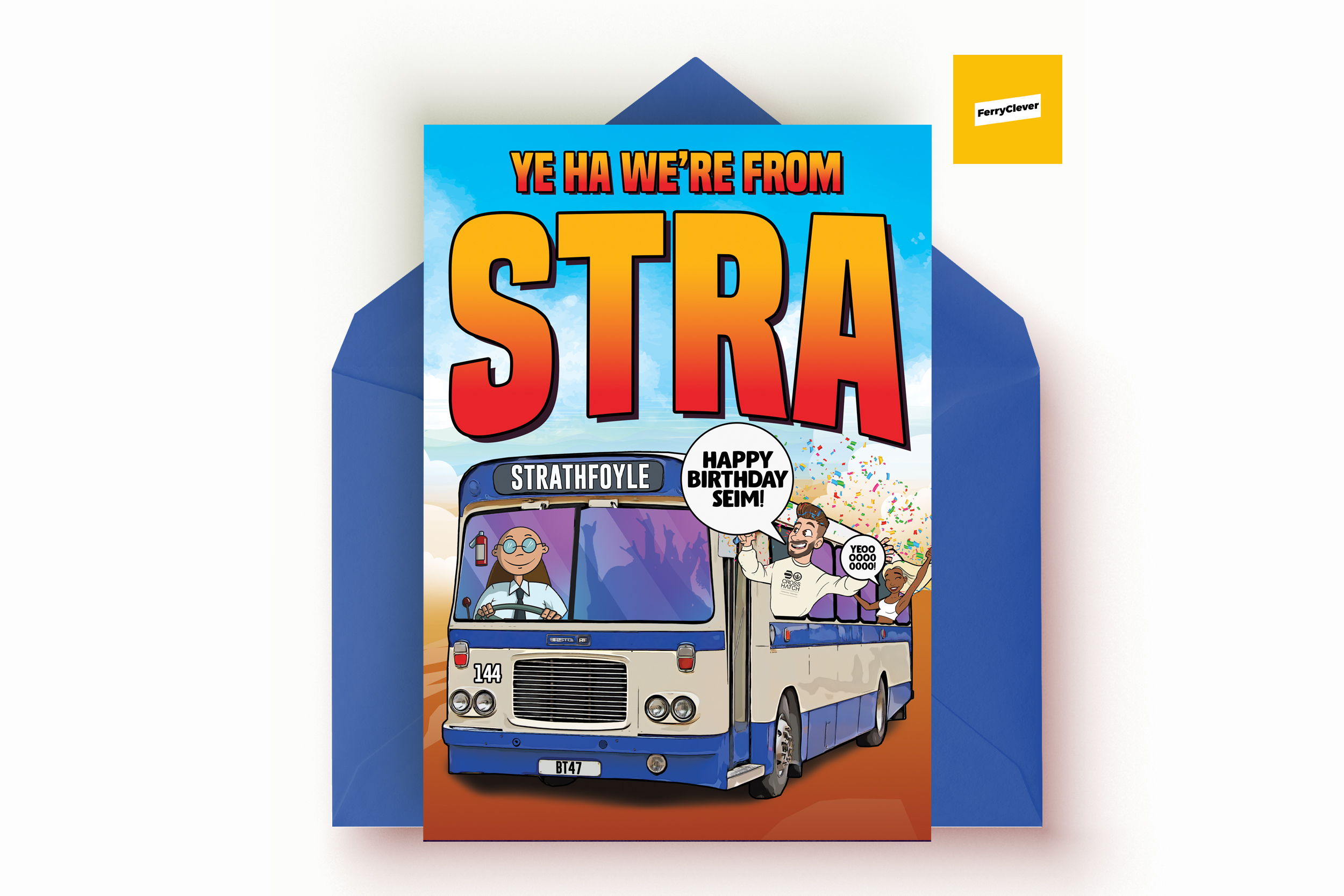 Strathfoyle Birthday Card | SEIM Birthday Card | Derry Birthday Card ...