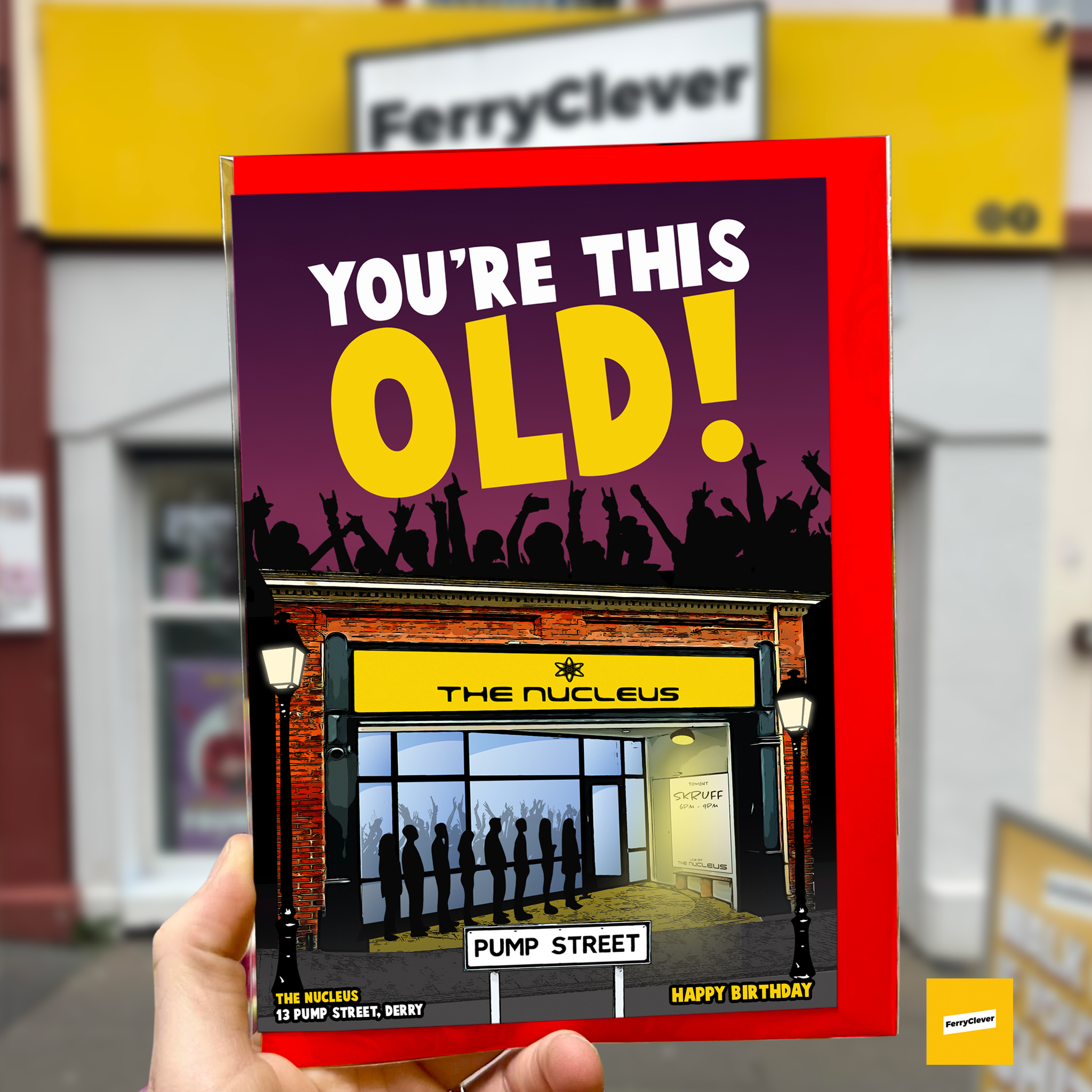 The Nucleus Birthday Card | Pump Street Birthday Card | Derry Birthday ...